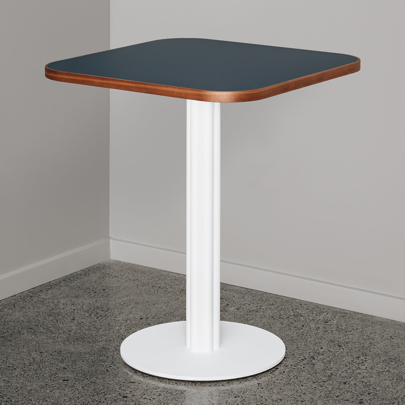 Square Timber Edged Laminate Top With Rounded Corners – Proffer Ltd